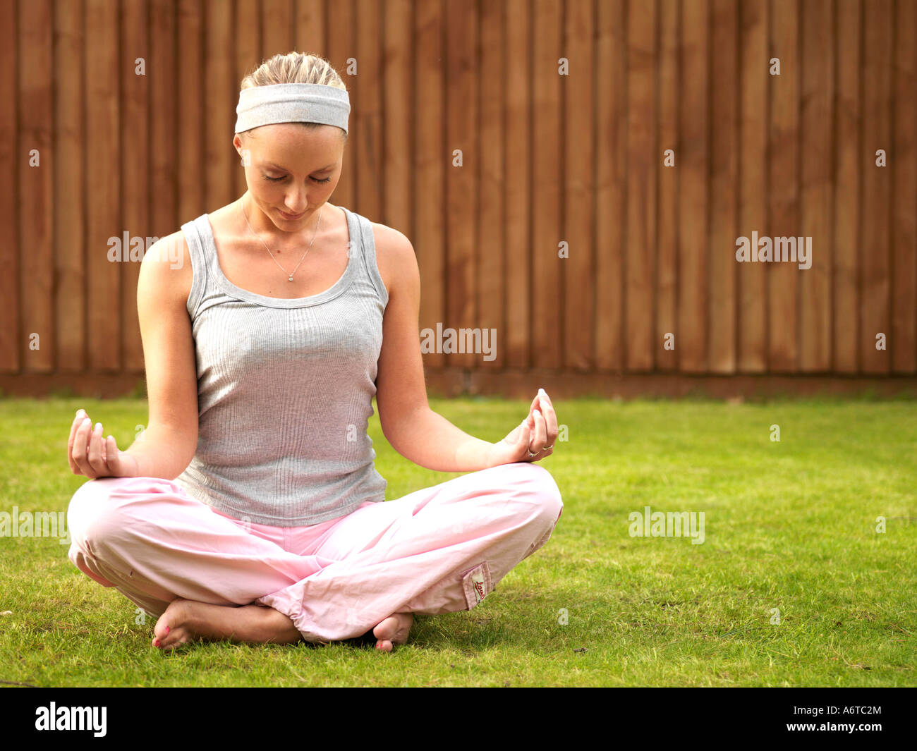 Young Woman Performing Yoga Exercises Model Released Stock Photo - Alamy