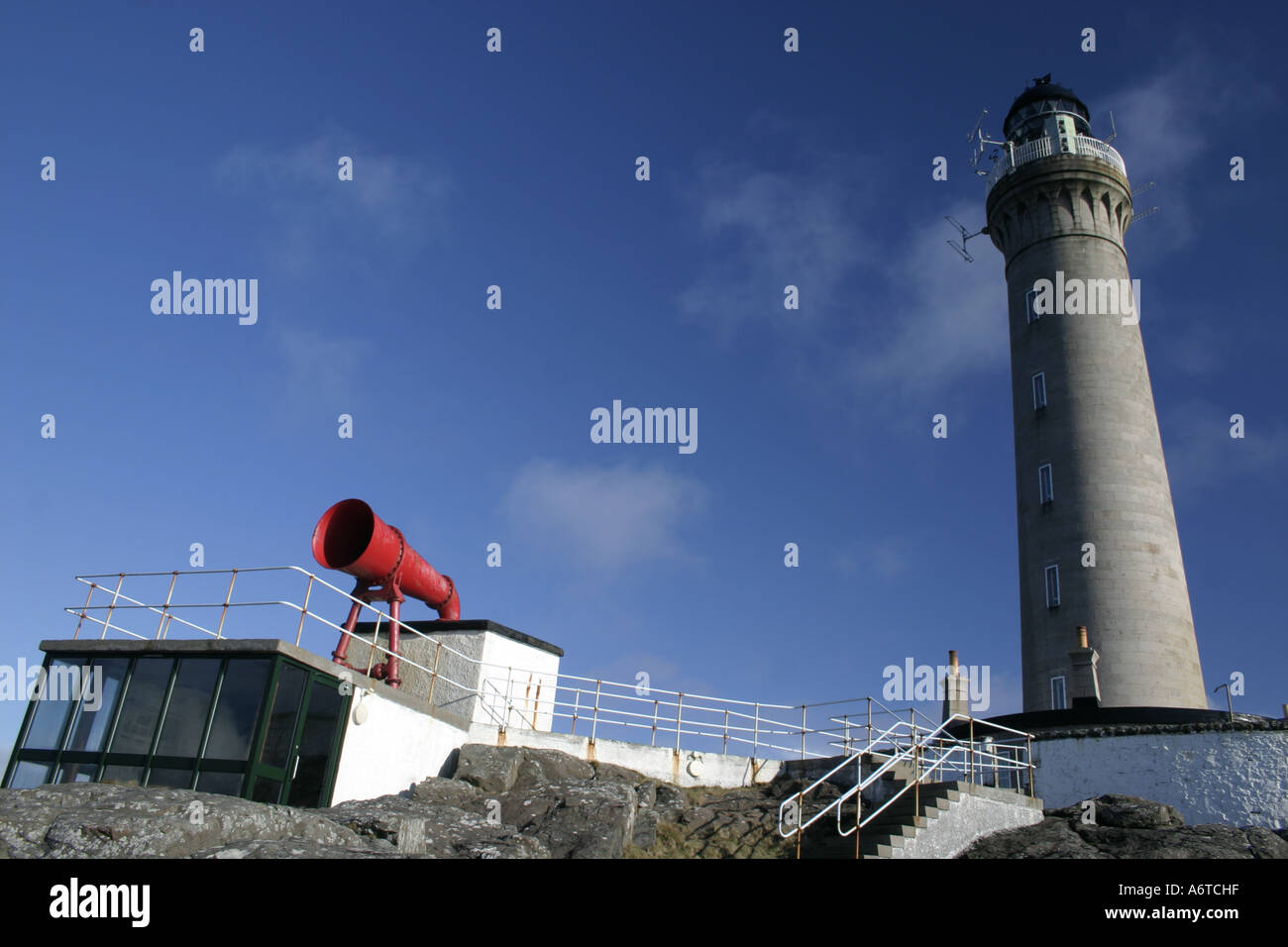 Ardnamurchan Point foghorn and Lighthouse, Scotland Stock Photo - Alamy