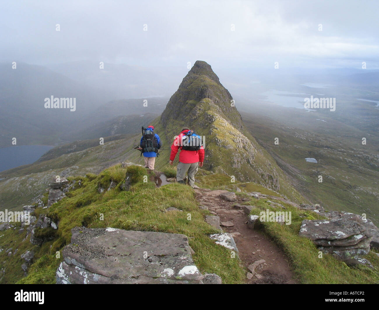 Suilven, a fine mountain at the heart of the Assynt wilderness in the ...