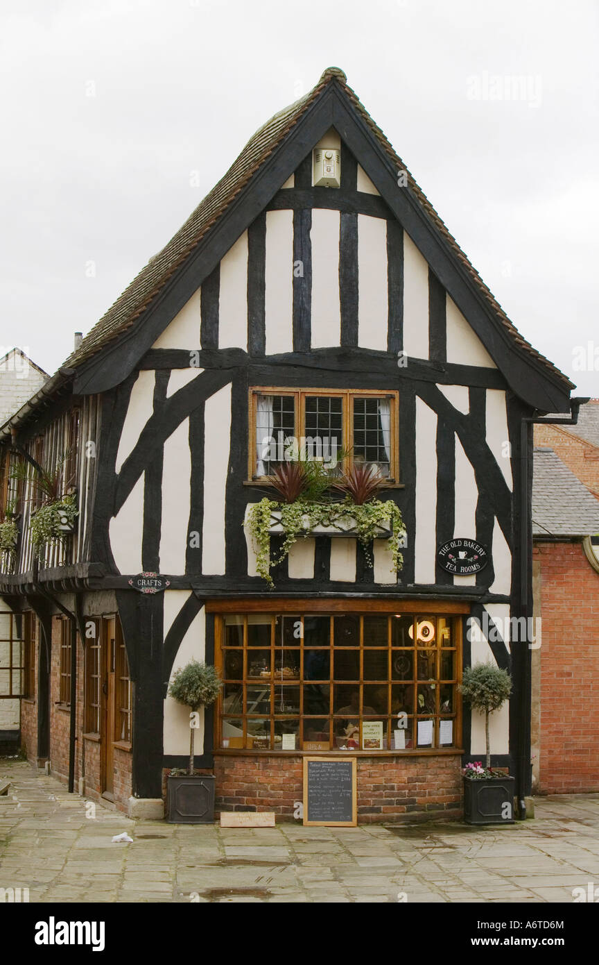 An ancient timber framed building in Newark, Nottinghamshire, UK Stock ...