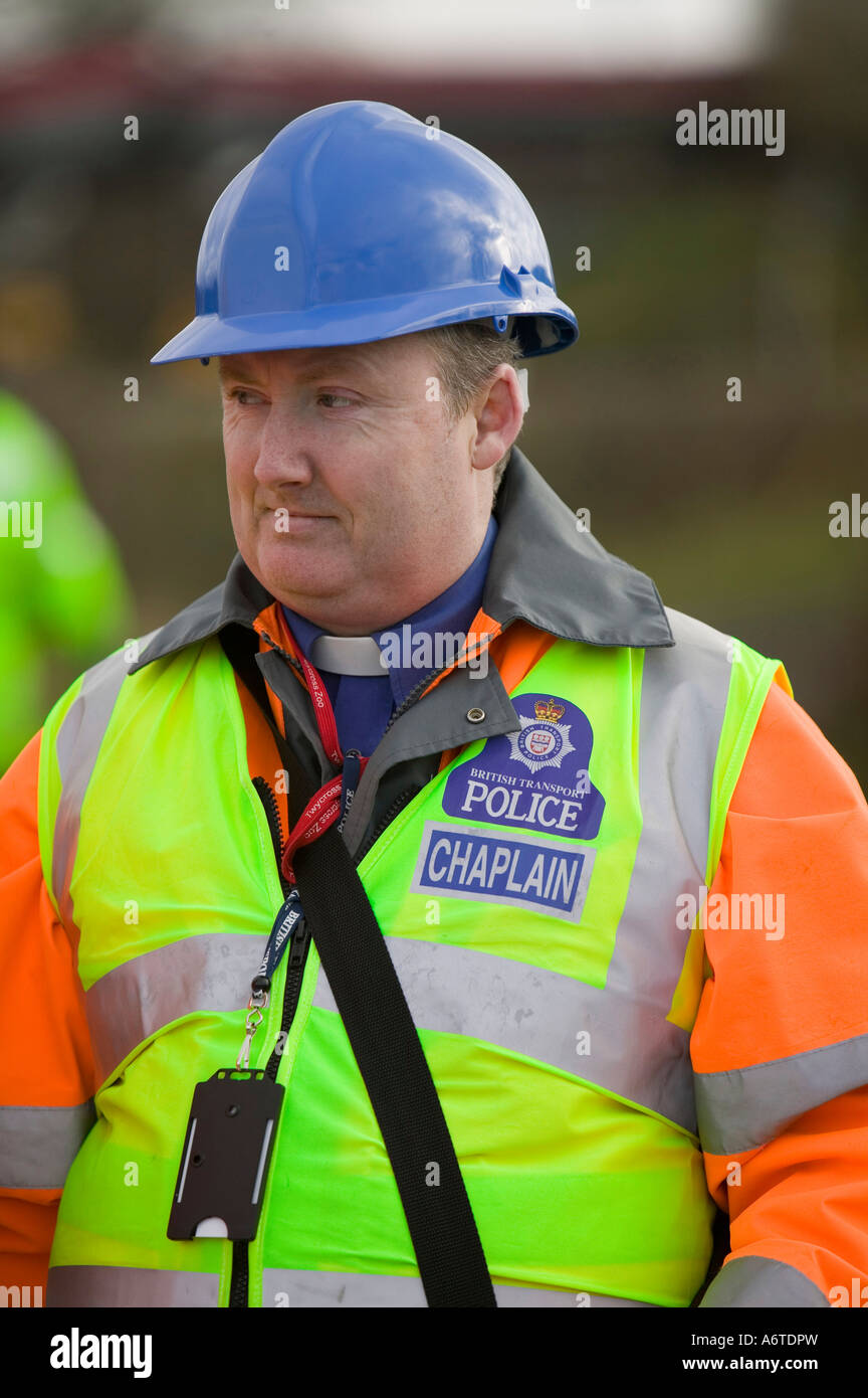 Police Chaplain at The virgin train crash at Grayrigg, Kendal, Cumbria ...