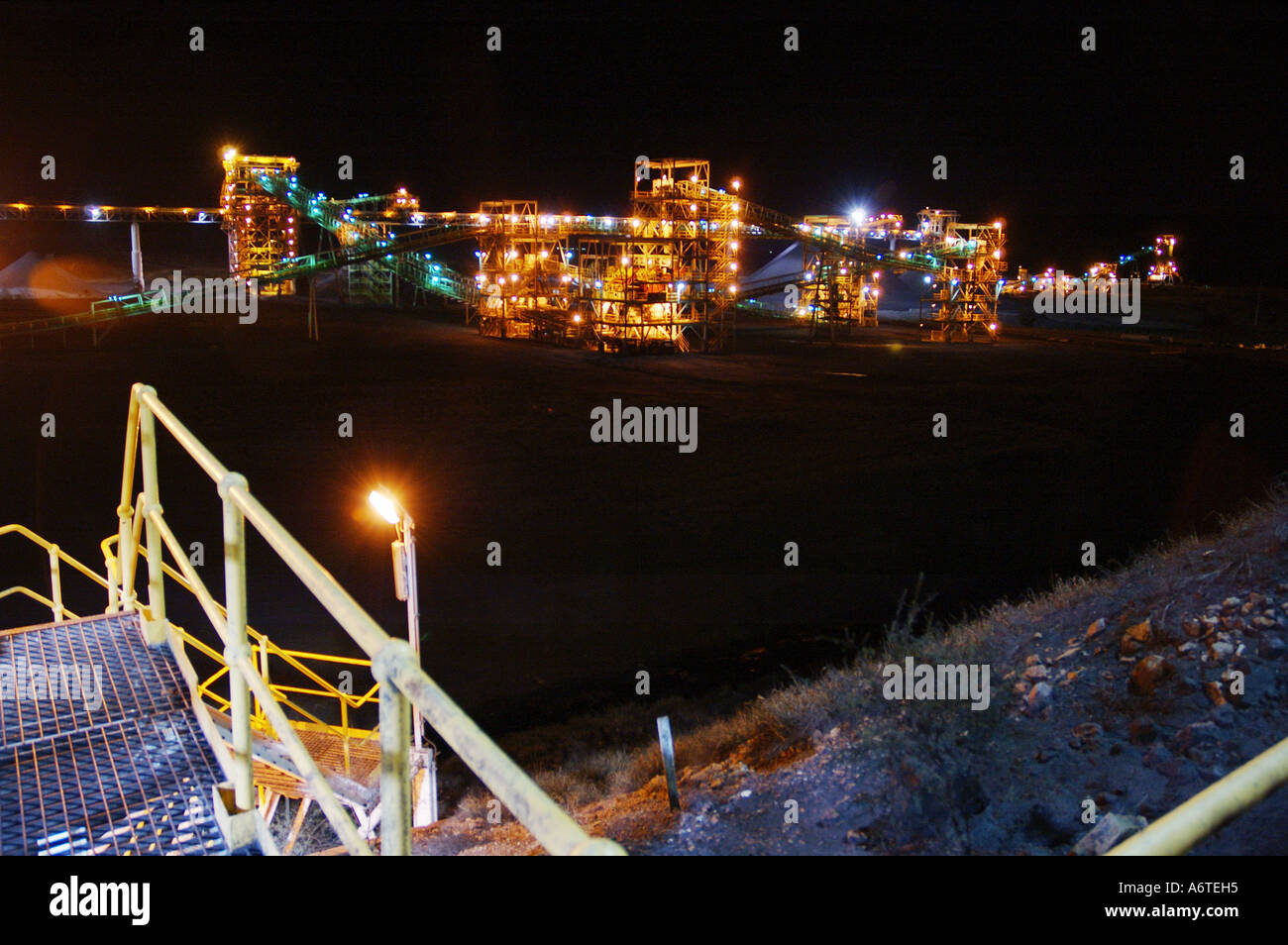 Coal mining coal handling processing plant australia hi-res stock ...