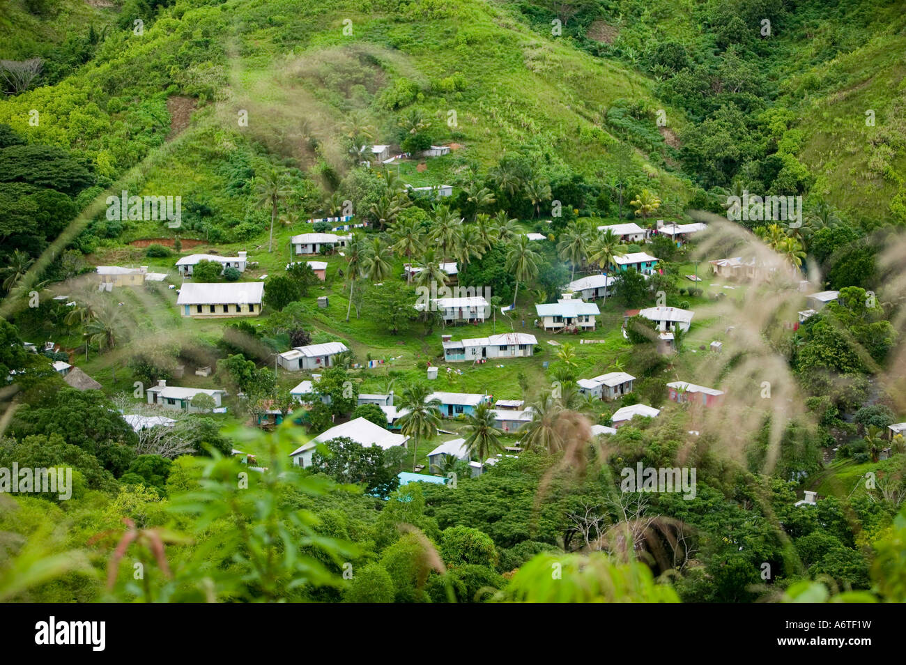 A remote village in the Fijian Highlands Stock Photo - Alamy