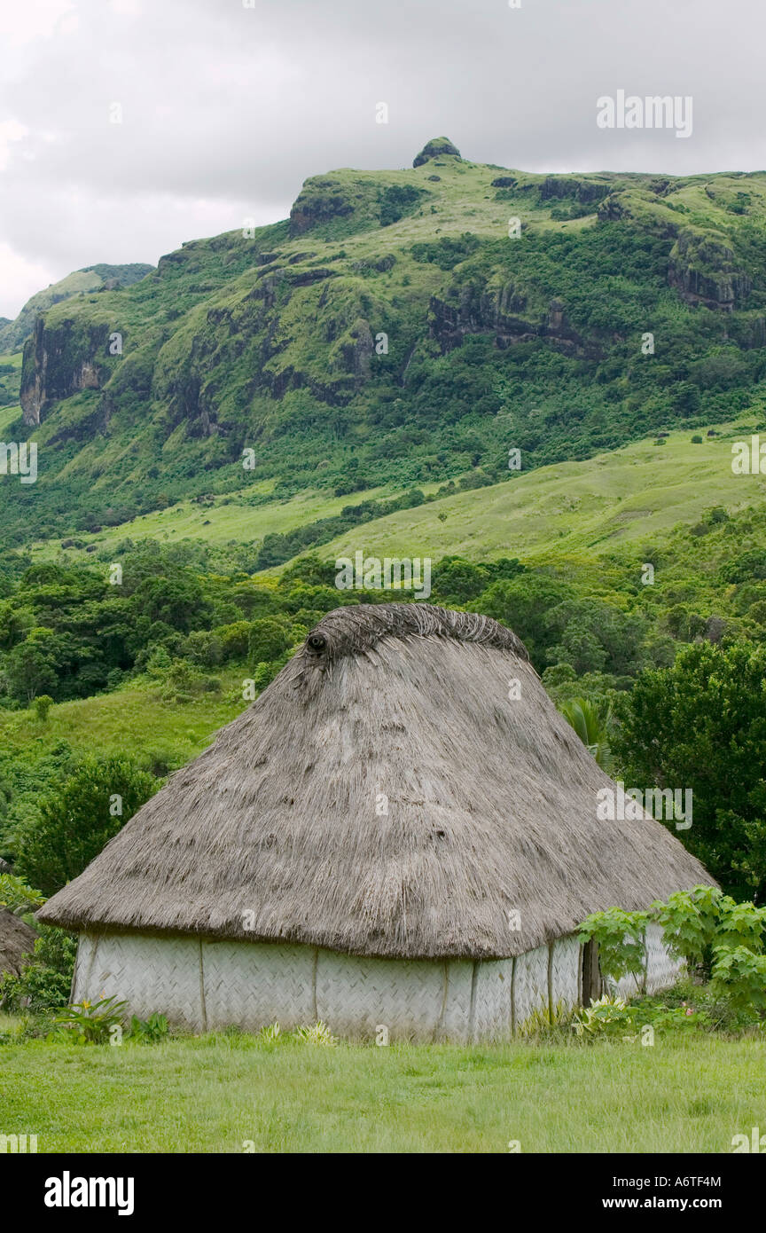 Navala Village, Fiji, the only village left constructed entirely of the ...