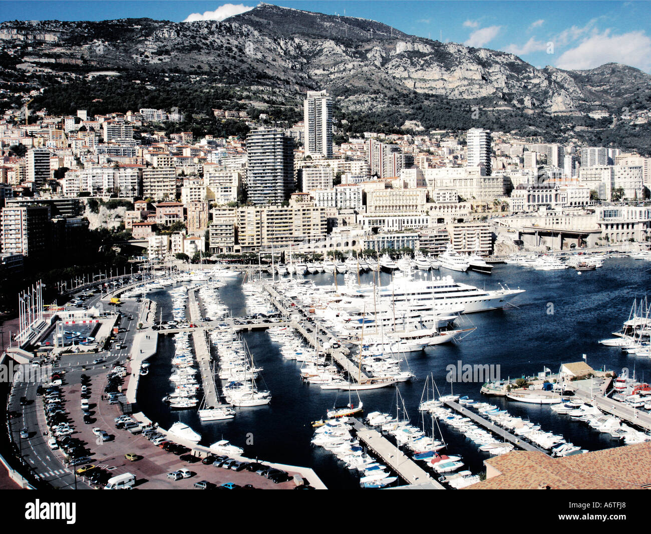 The harbour in Monte Carlo, Monaco Stock Photo - Alamy