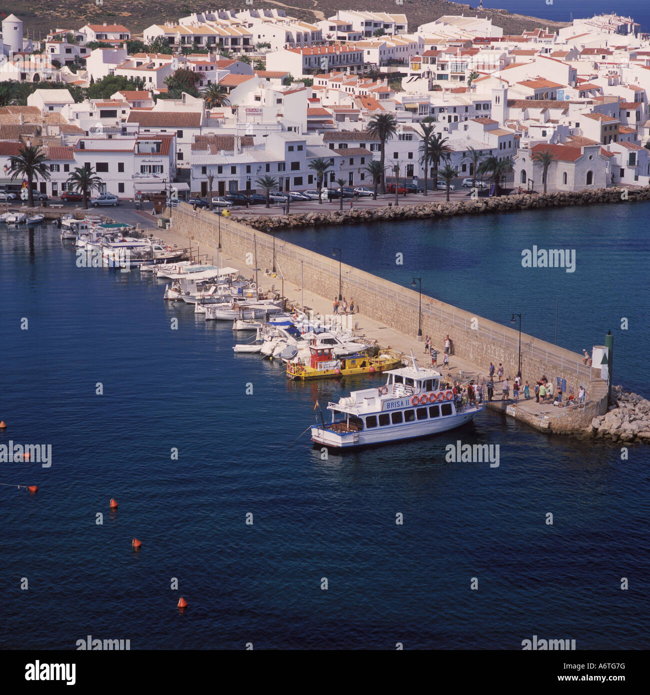 Aerial view - Fornells in Cala Fornells ( Badia de Fornells ) - North ...