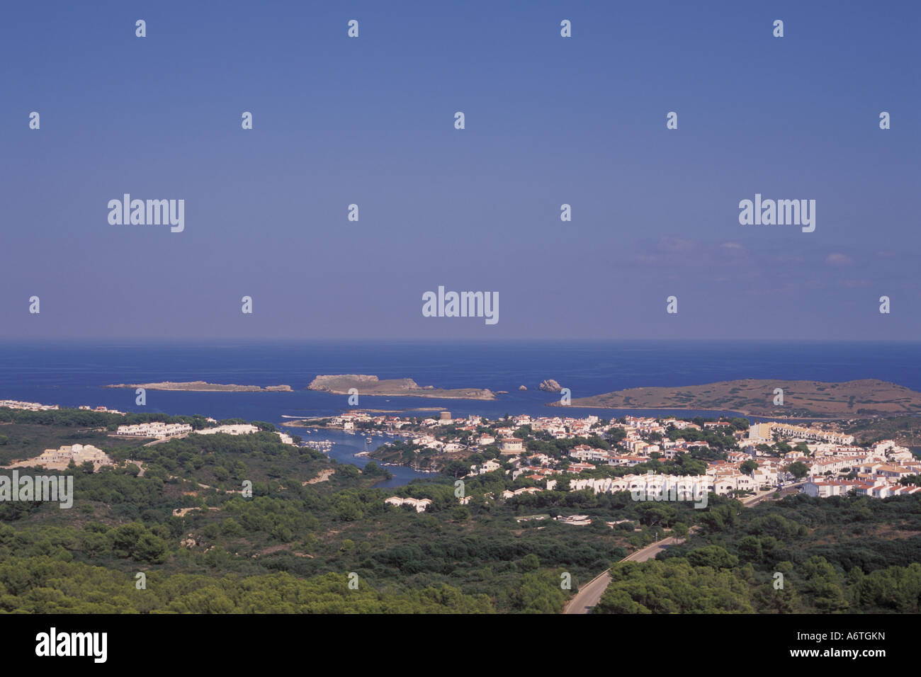 Aerial view of villas menorca hi-res stock photography and images - Alamy