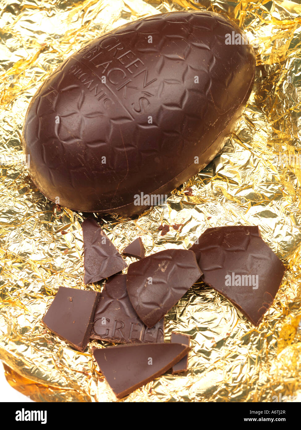 Dark Chocolate Egg Stock Photo - Alamy
