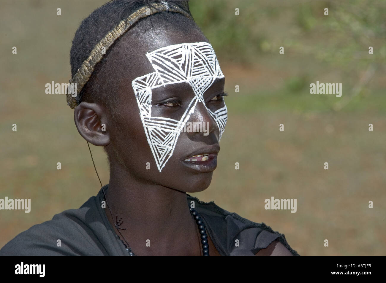 Maasai Boy, East Africa, Tanzania, Ngorongoro Conservation Area Stock ...