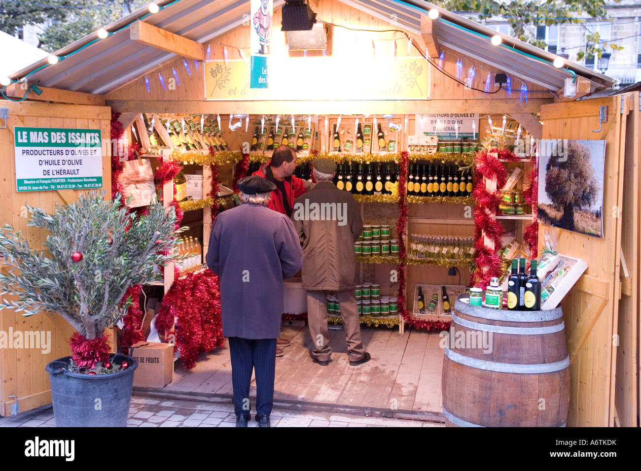 Christmas Market Bordeaux Gironde France Europe Stock Photo - Alamy