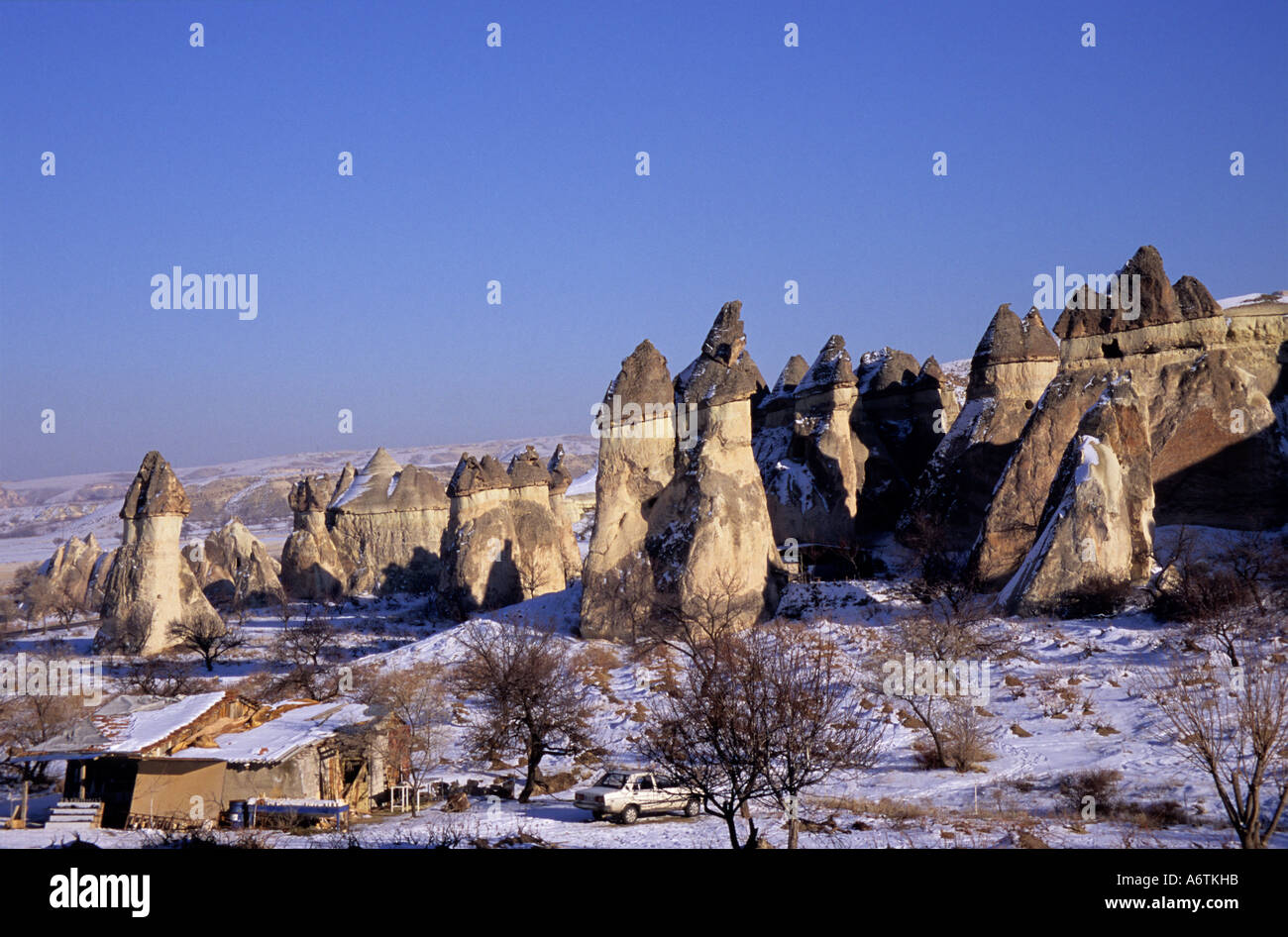 The Fairy Chimneys in Cappadocia, Turkey Stock Photo - Alamy