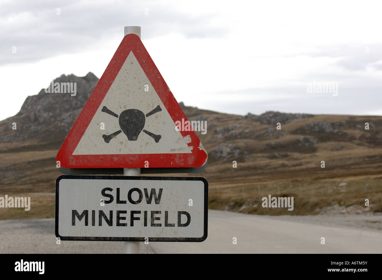 Minefield Warning Sign High Resolution Stock Photography and Images - Alamy