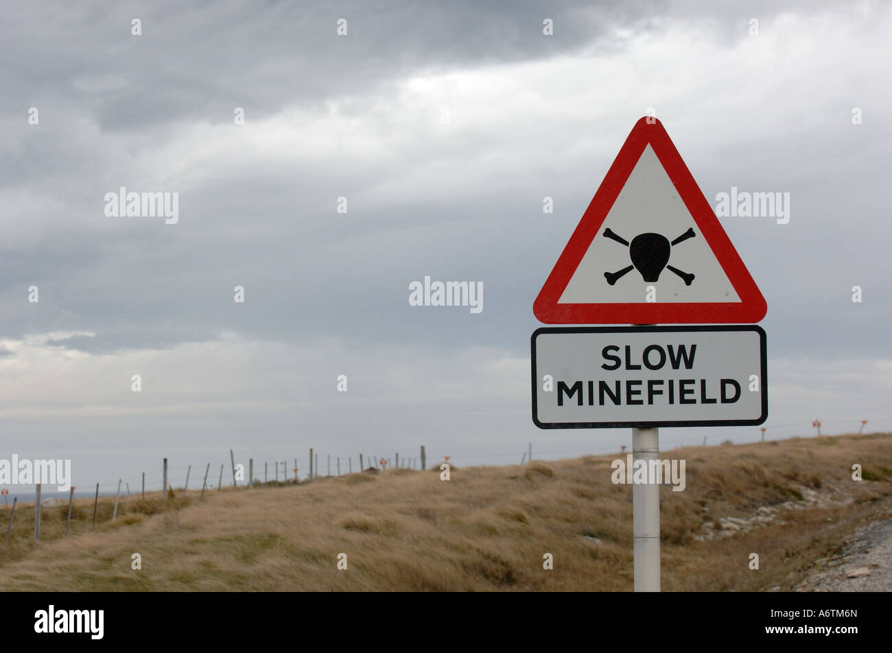Minefield Warning Sign High Resolution Stock Photography and Images - Alamy
