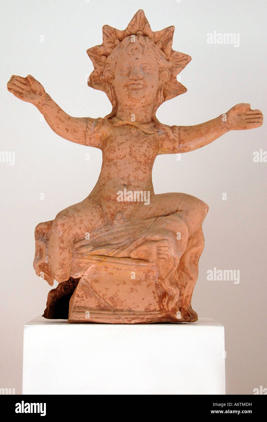 Figurine of Helios also Helius the god of the Sun in Greek mythology ...