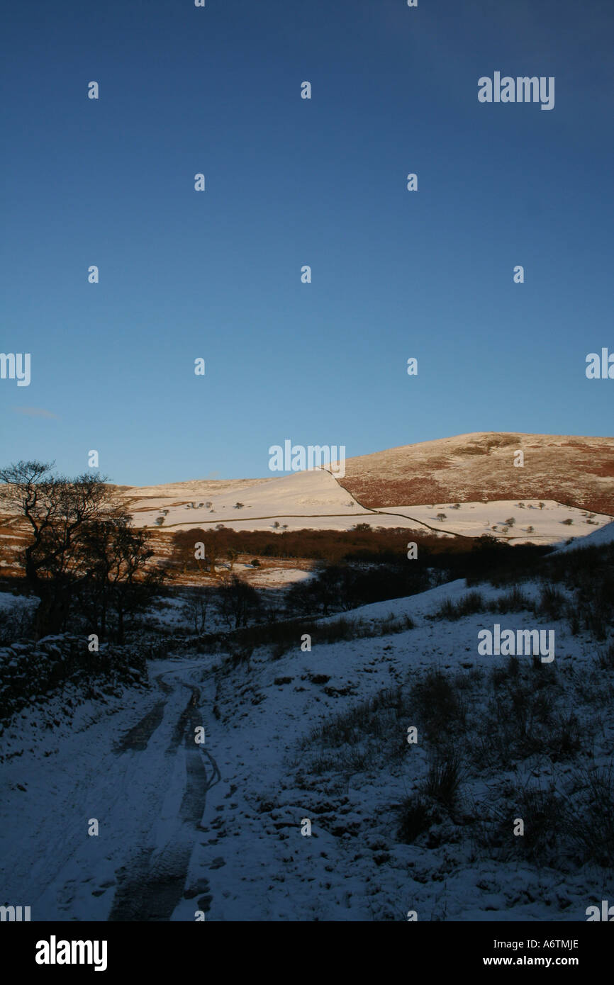 Snow Scene, Dufton, Cumbria Stock Photo - Alamy