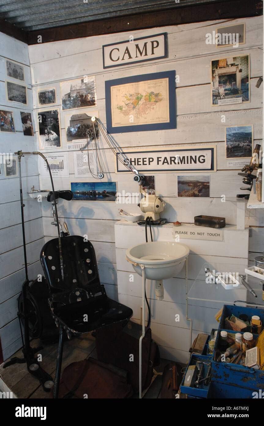 Interior of the Falkland Islands Museum, Holdfast Road, Stanley ...