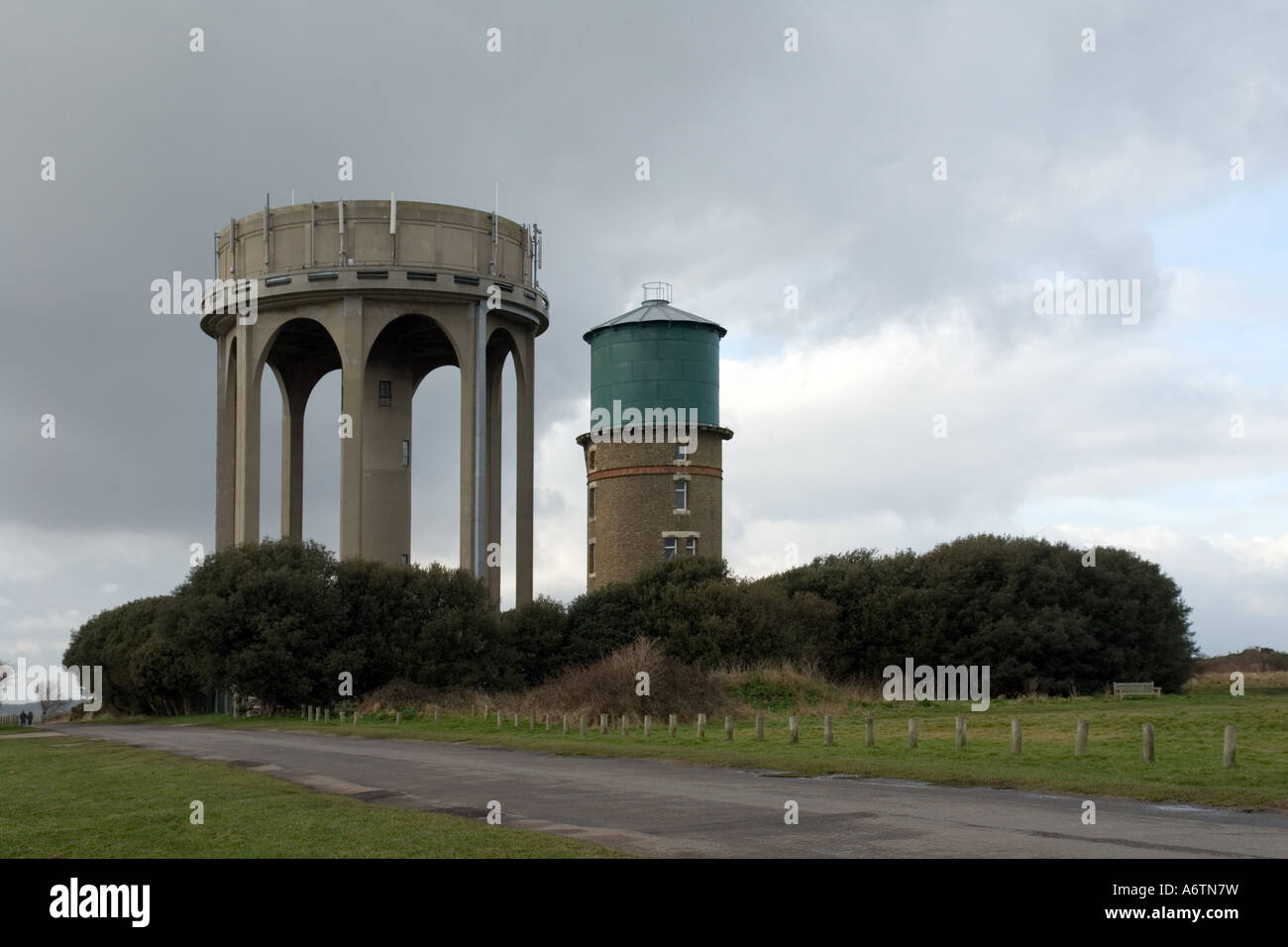 Two water towers at Southwold, Suffolk Stock Photo - Alamy