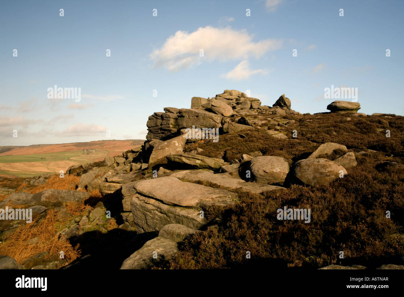 Hathersage village derbyshire autumn hi-res stock photography and ...