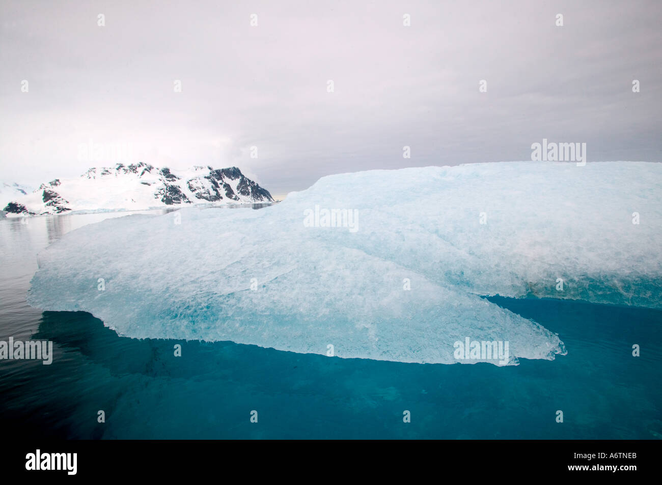 Small iceberg looking under the surf Pleneau Antarctica Peninsula Stock ...