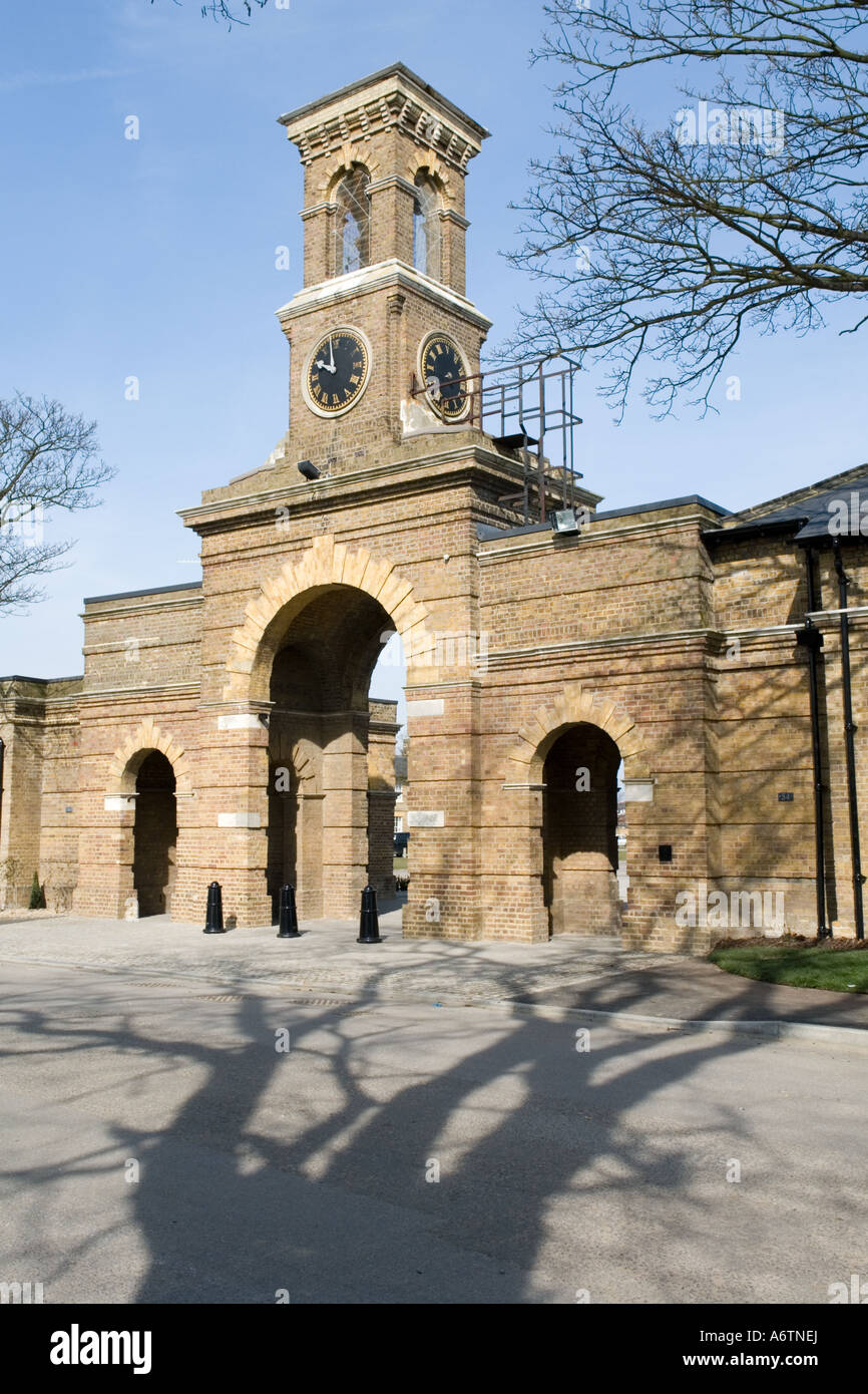 Imposing arch of the former Shoeburyness barracks, now a housing ...