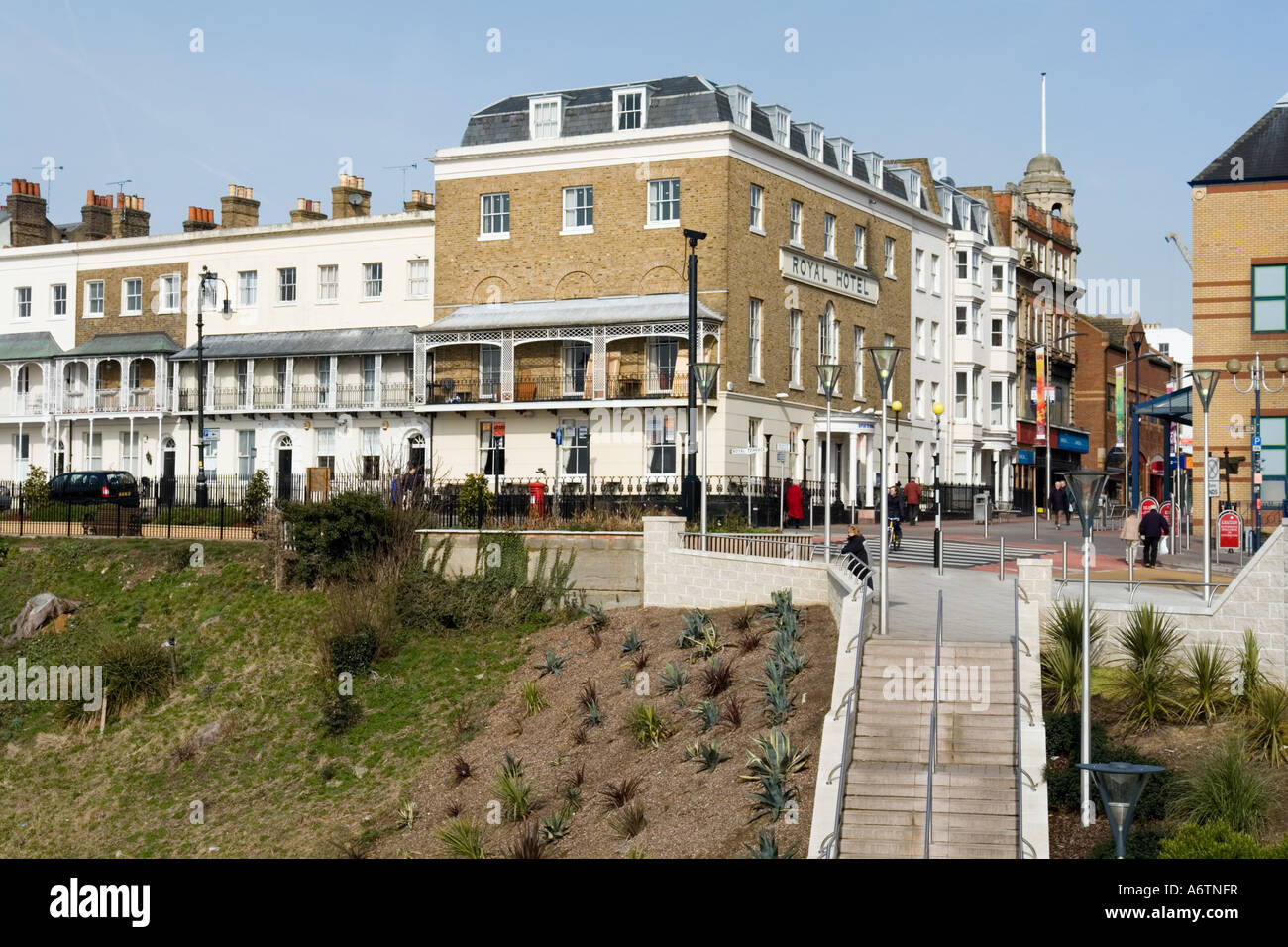 The Royal Hotel, Royal Terrace, Southend Stock Photo - Alamy
