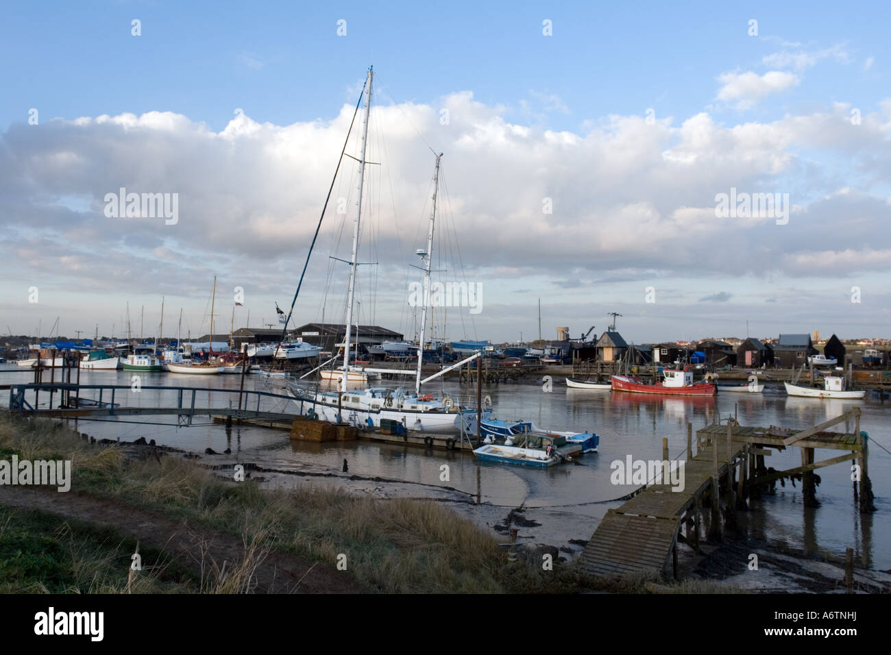 Southwold harbour and River Blyth Stock Photo - Alamy