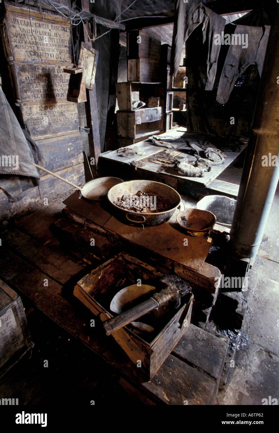 Antarctica, McMurdo Station, Scott's Discovery Hut Stock Photo - Alamy