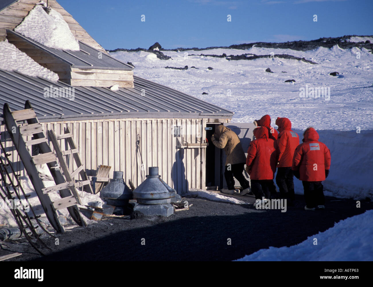 Antarctica, Ross Island, Cape Evans, Scott's Hut Stock Photo - Alamy