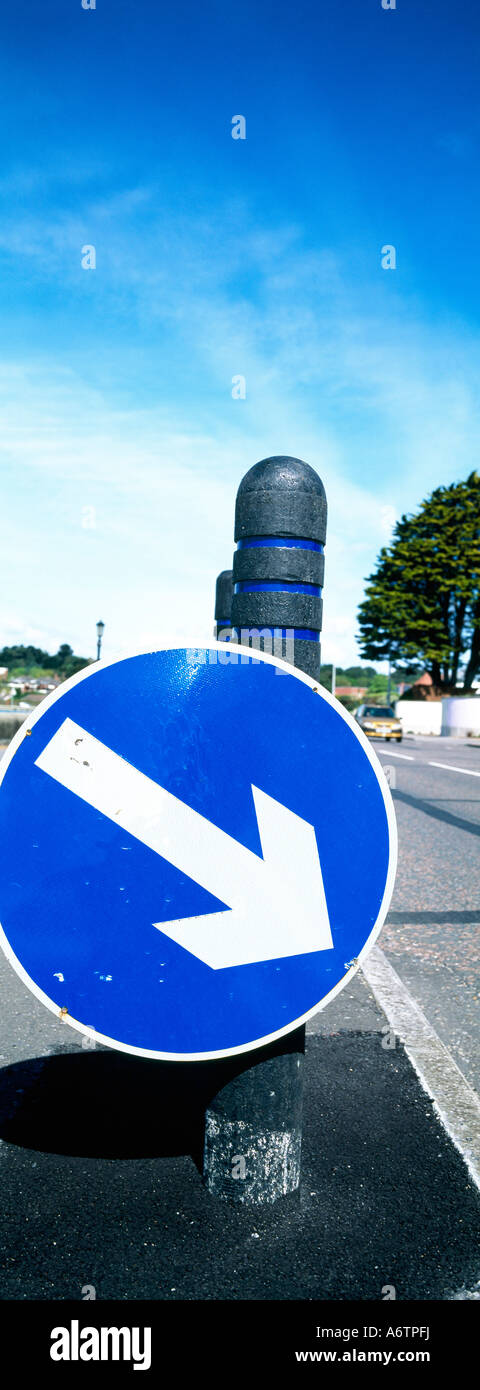Traffic sign road arrow direction motoring hi-res stock photography and ...