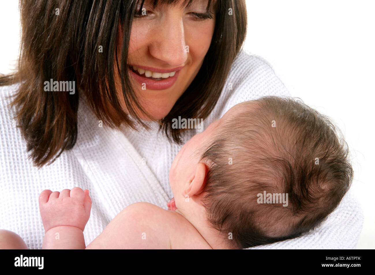 Mother and Baby Models Released Stock Photo - Alamy
