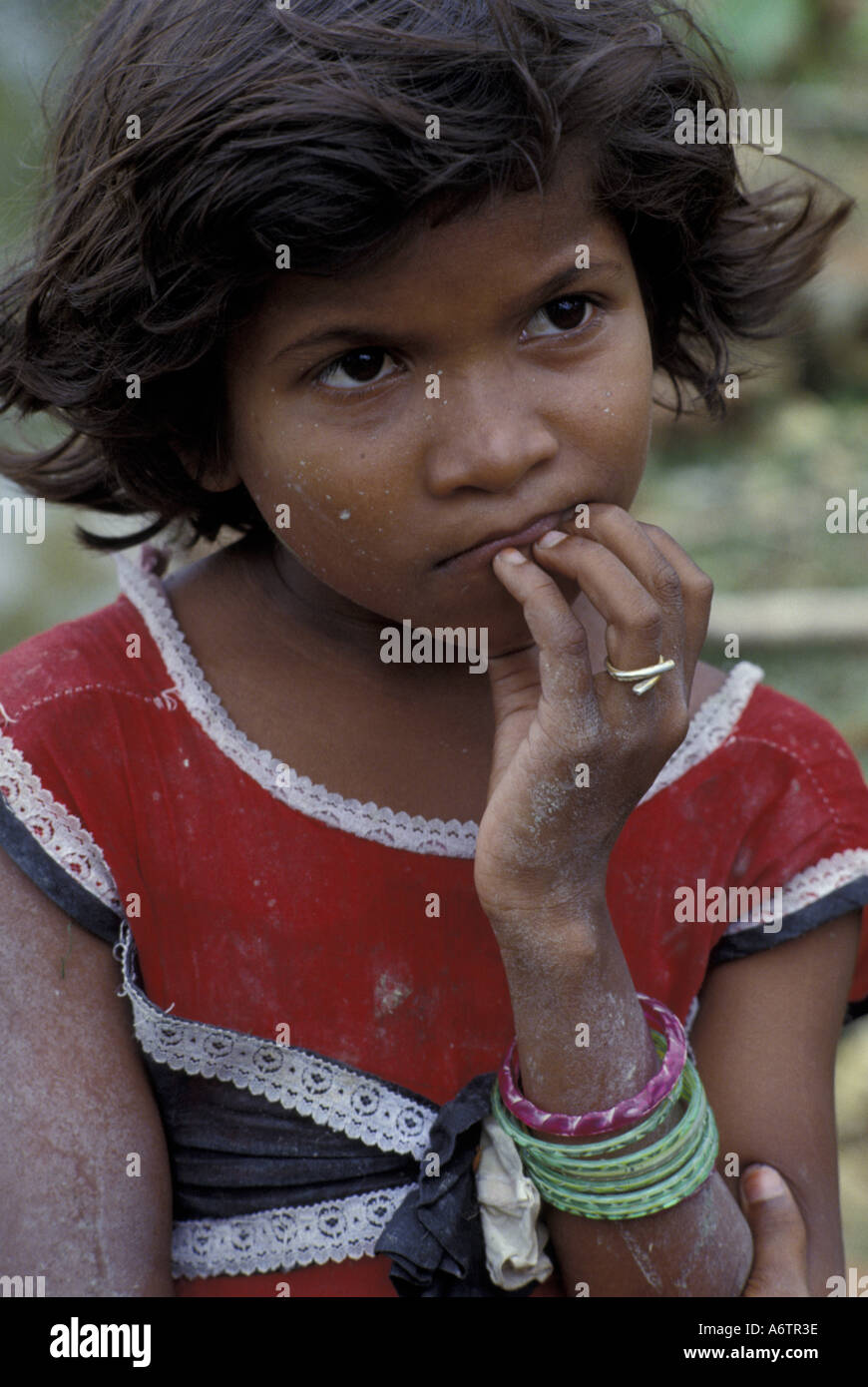 Asia, Bangladesh, Chittagong A rural girl Stock Photo - Alamy