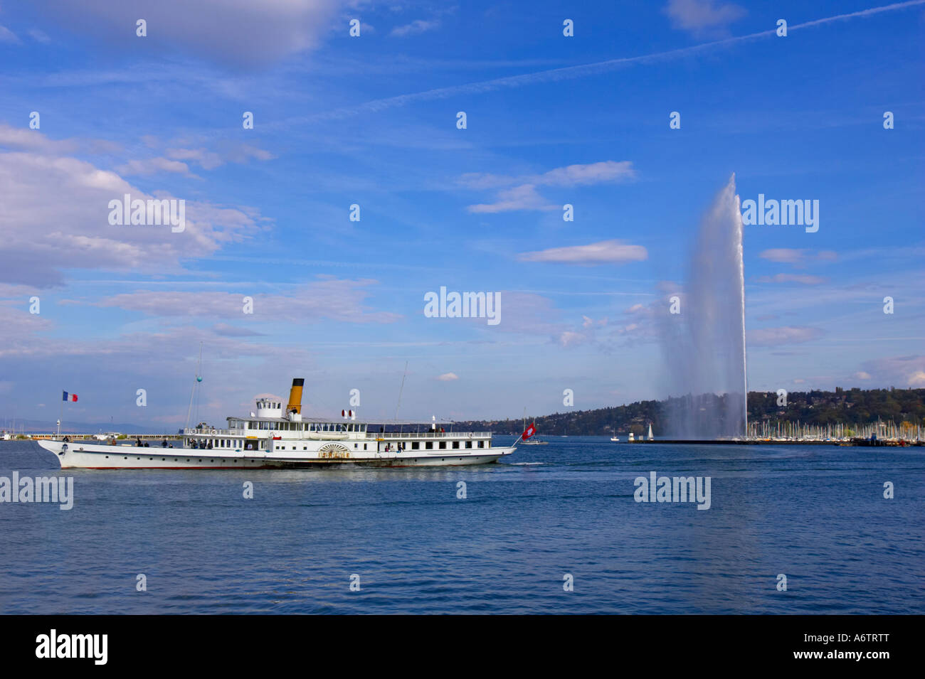 Lake Geneva (Lac Leman) Geneva Switzerland Stock Photo - Alamy