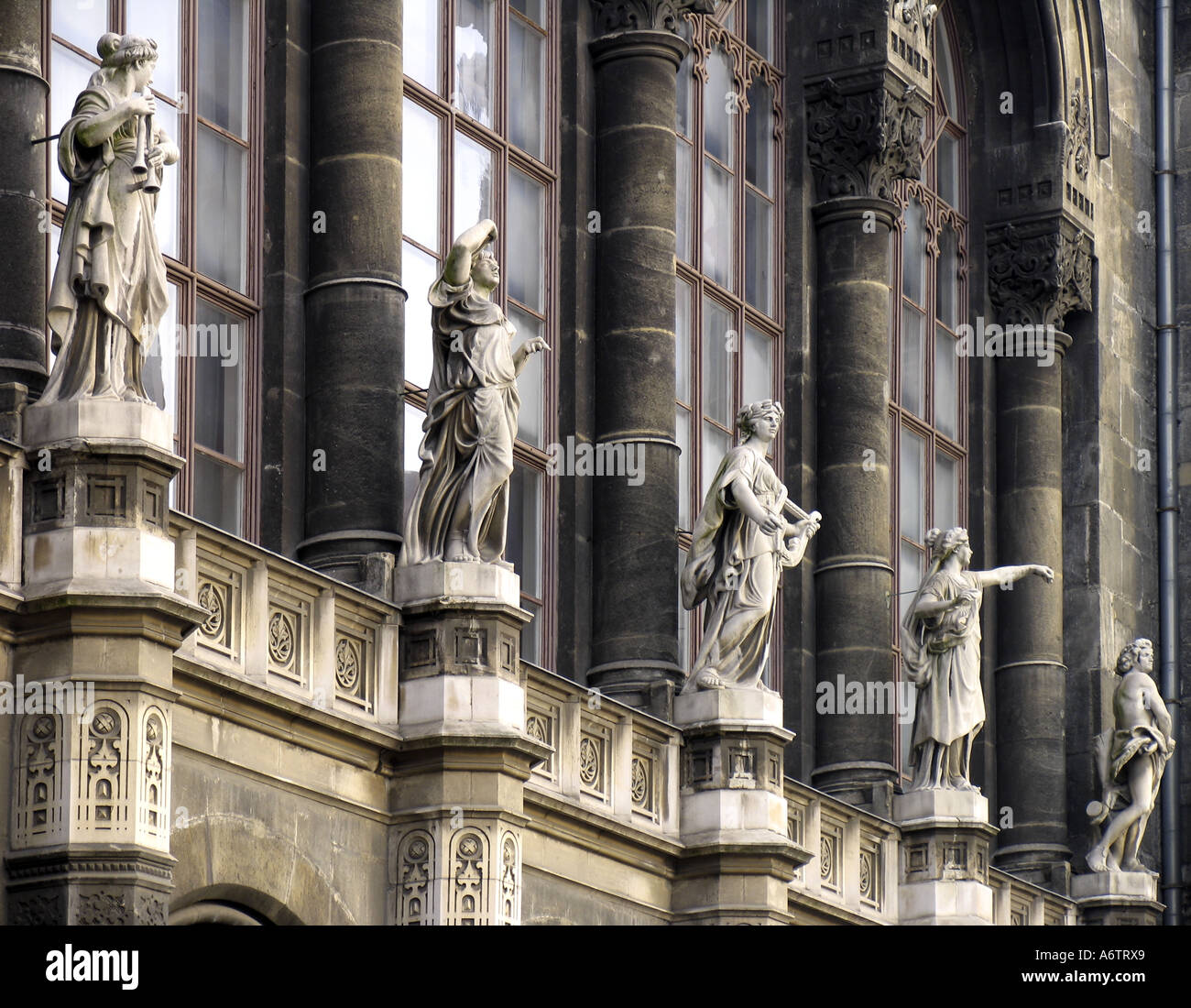 Budapest street scene, architectural detail, Hungary, Europe Stock ...