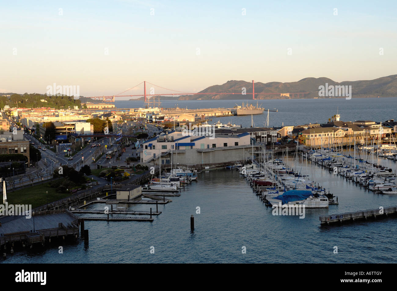 Yacht Harbor in the port of San Francisco Stock Photo - Alamy