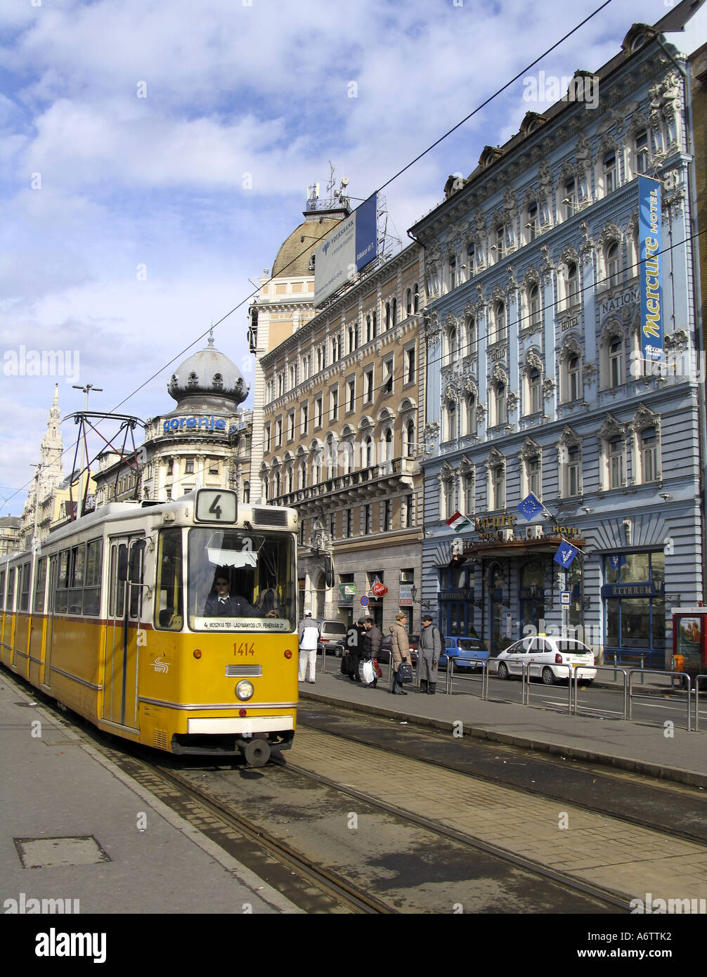 Street scene, Budapest, Hungary, Europe Stock Photo - Alamy