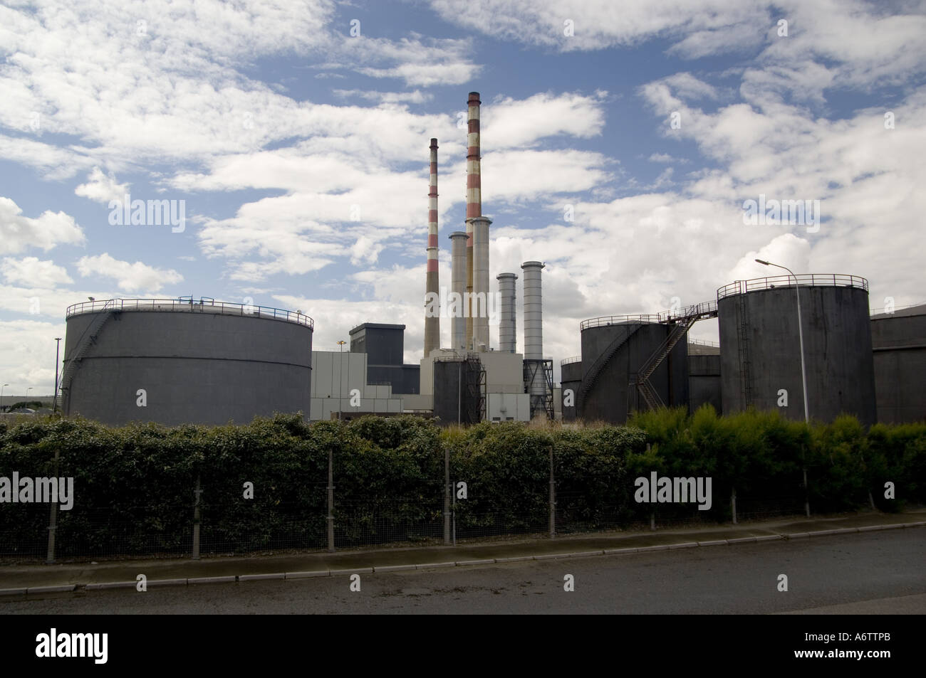 Poolbeg Power Station Stock Photo - Alamy