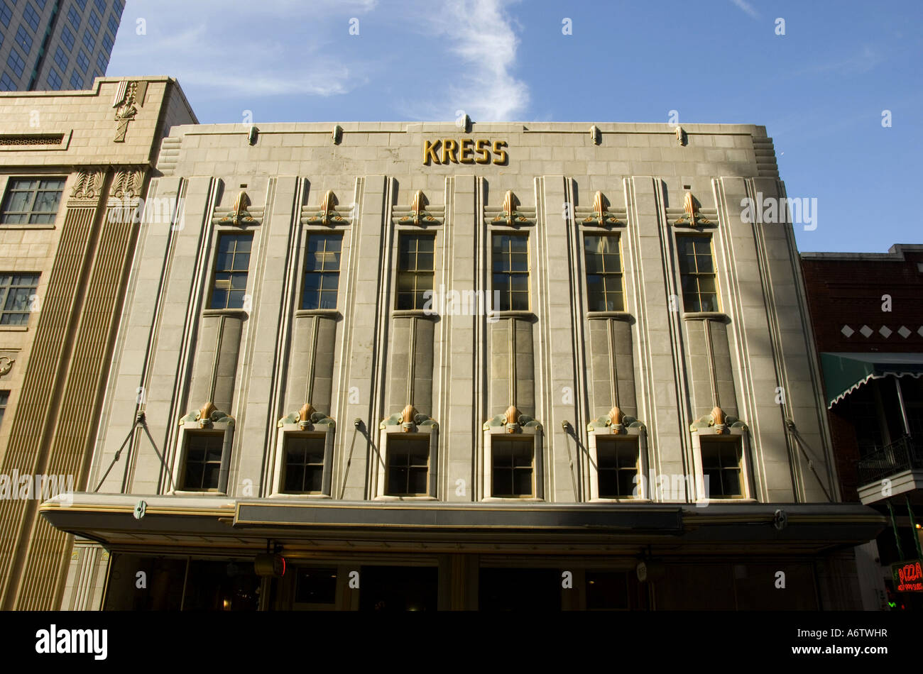 Orlando Florida fl downtown old Kress Building art deco Stock Photo - Alamy