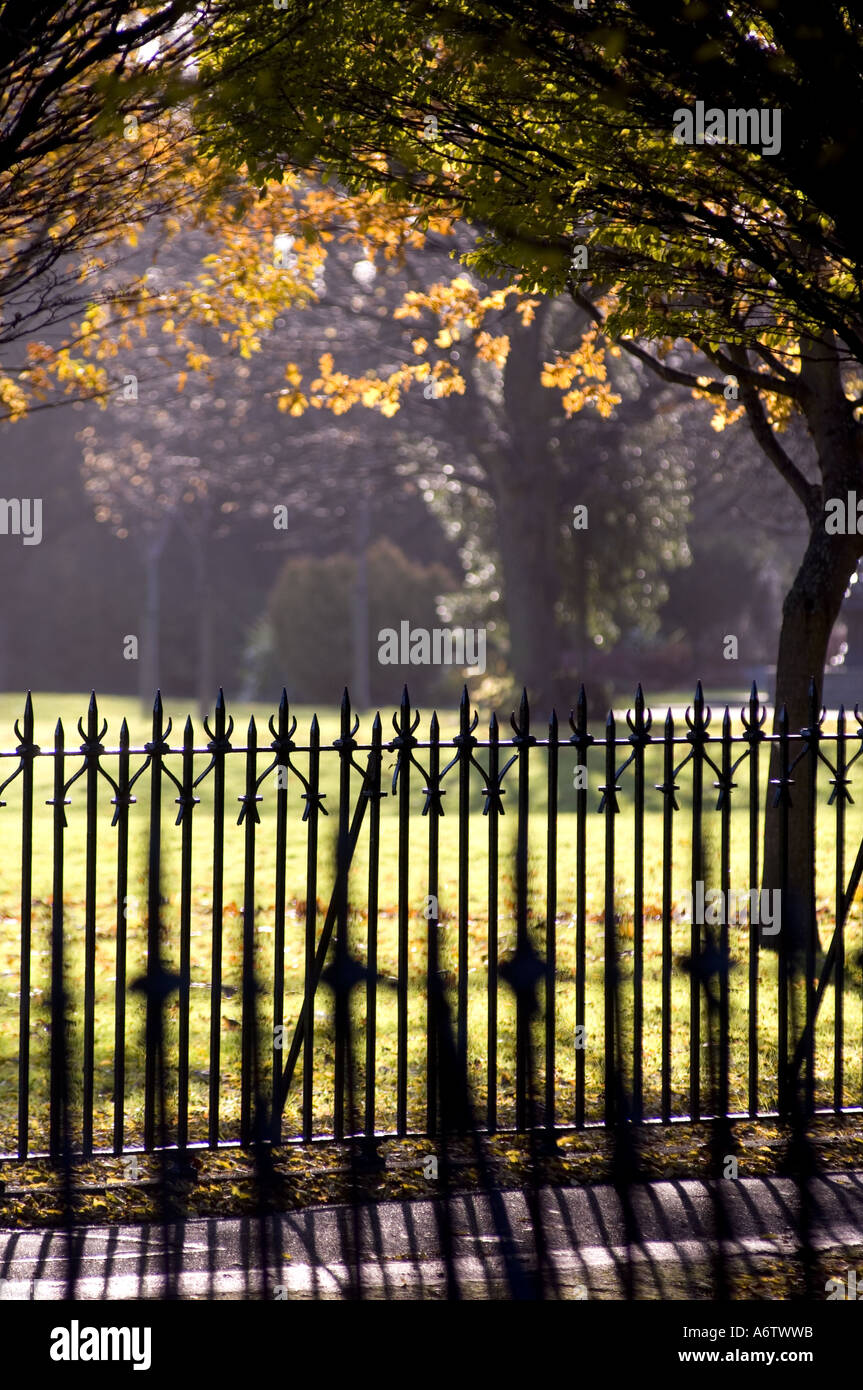 Park Railings 2 Stock Photo - Alamy