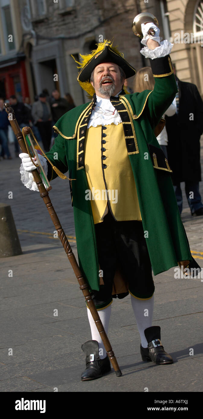 Fancy dress town crier hi-res stock photography and images - Alamy