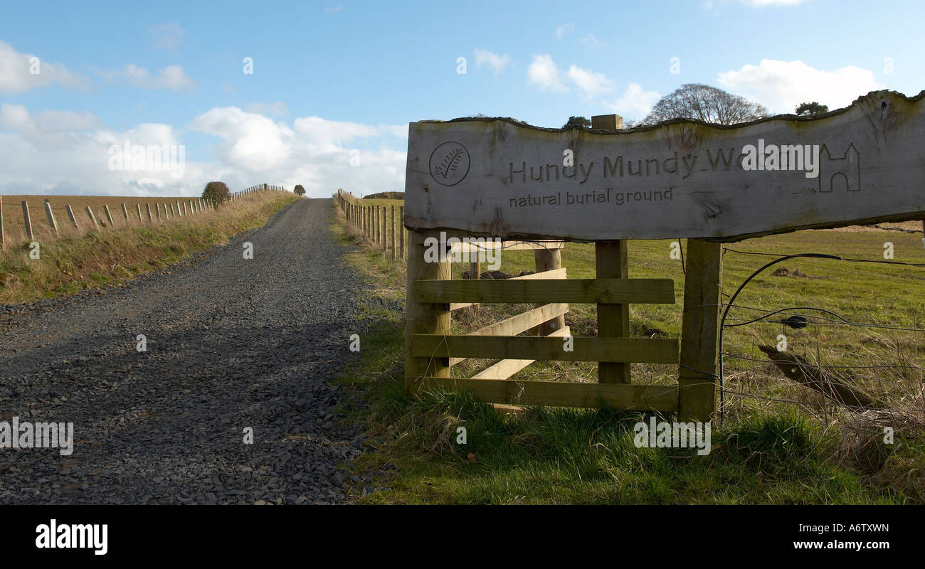Hundy Mundy natural burial ground Stock Photo - Alamy