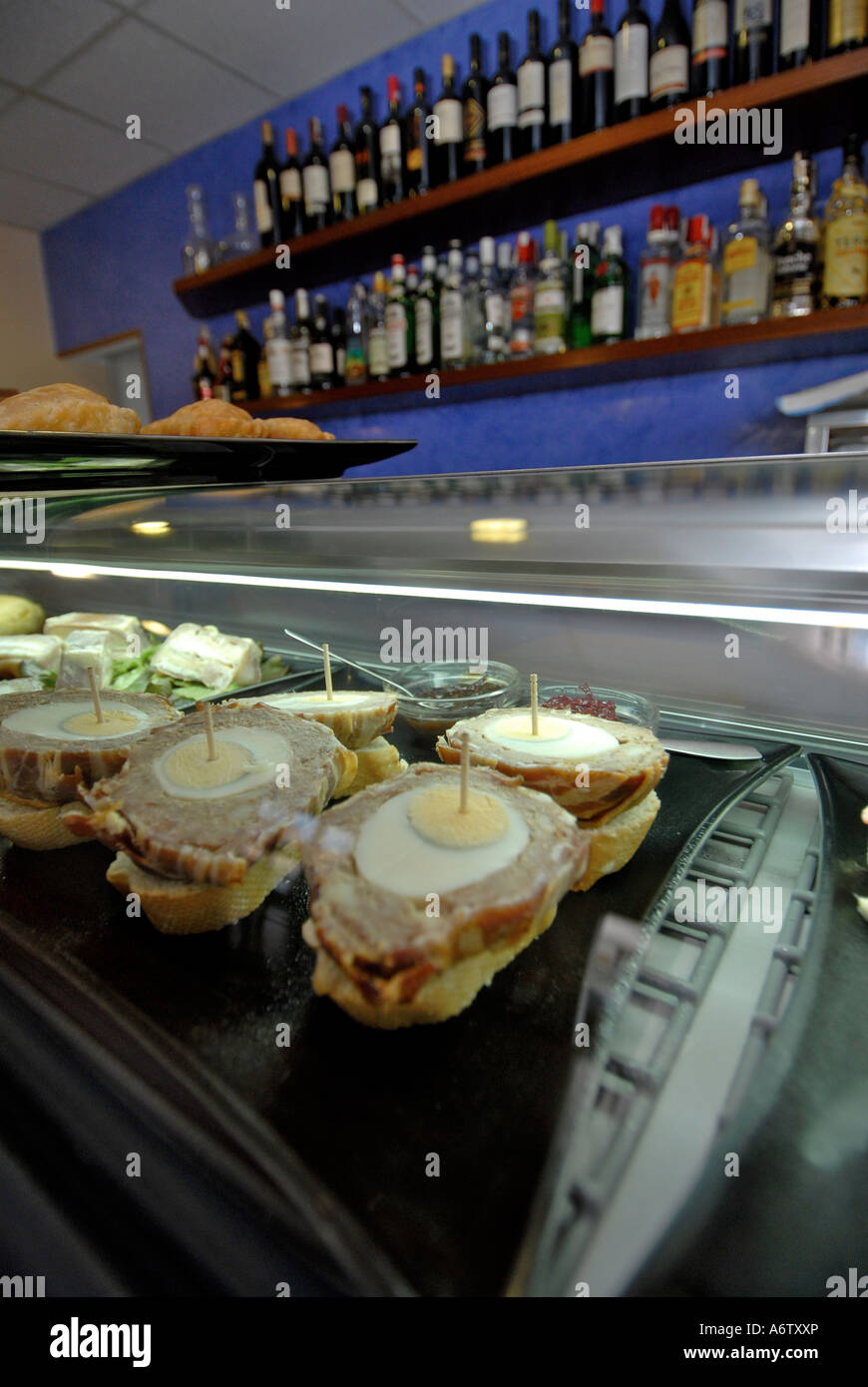 Spanish Tapas in a bar Ibiza Spain Stock Photo - Alamy