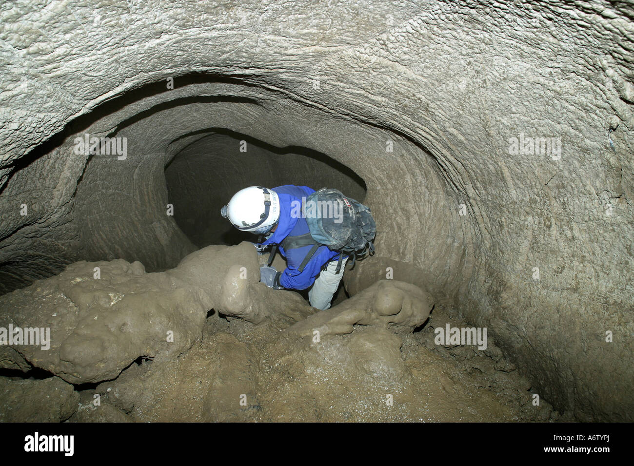 Caving in the Wapiabi caves on the Whitegoat Mountain, Blackstone ...