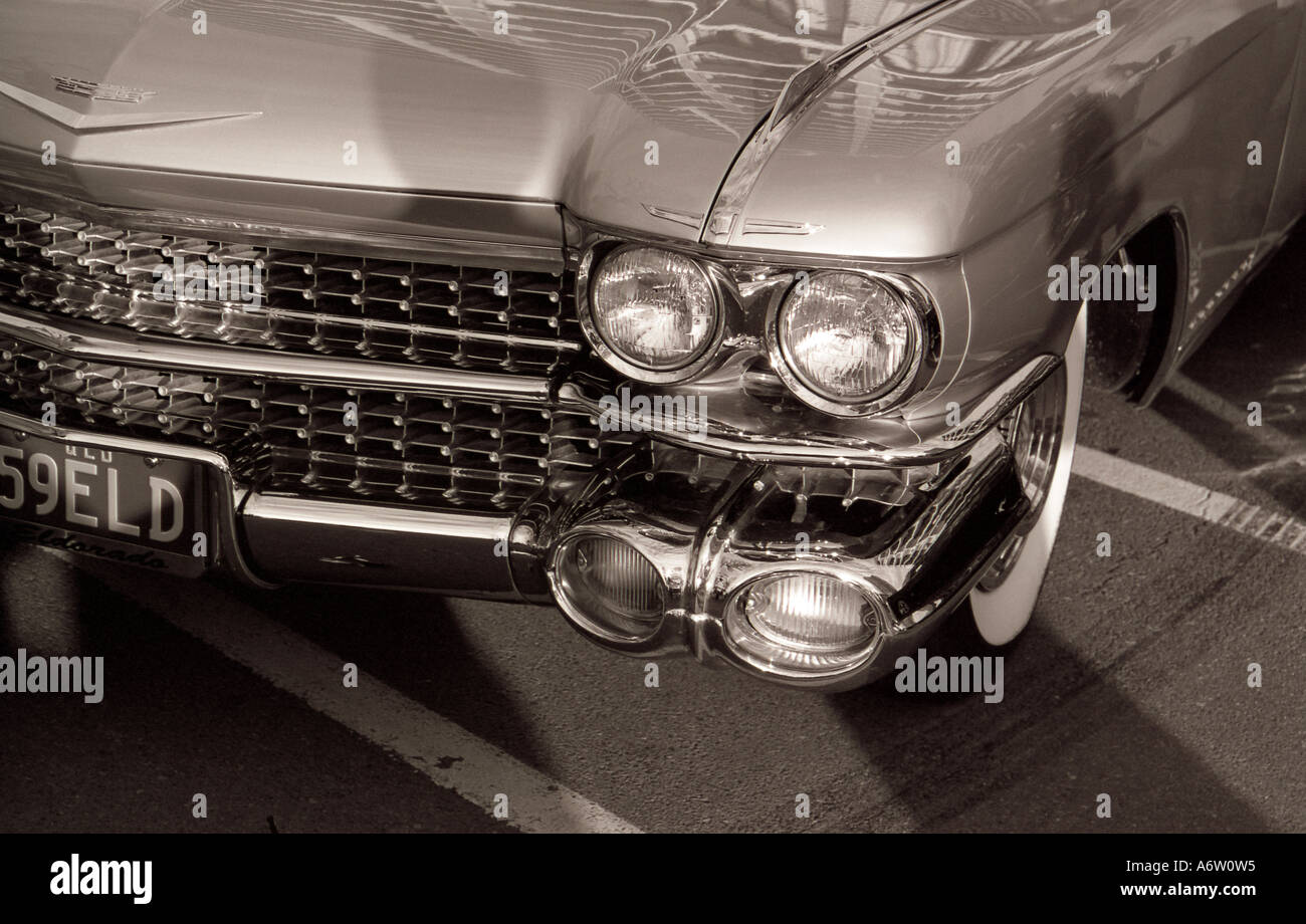 chevrolet in black and white, front view Stock Photo - Alamy