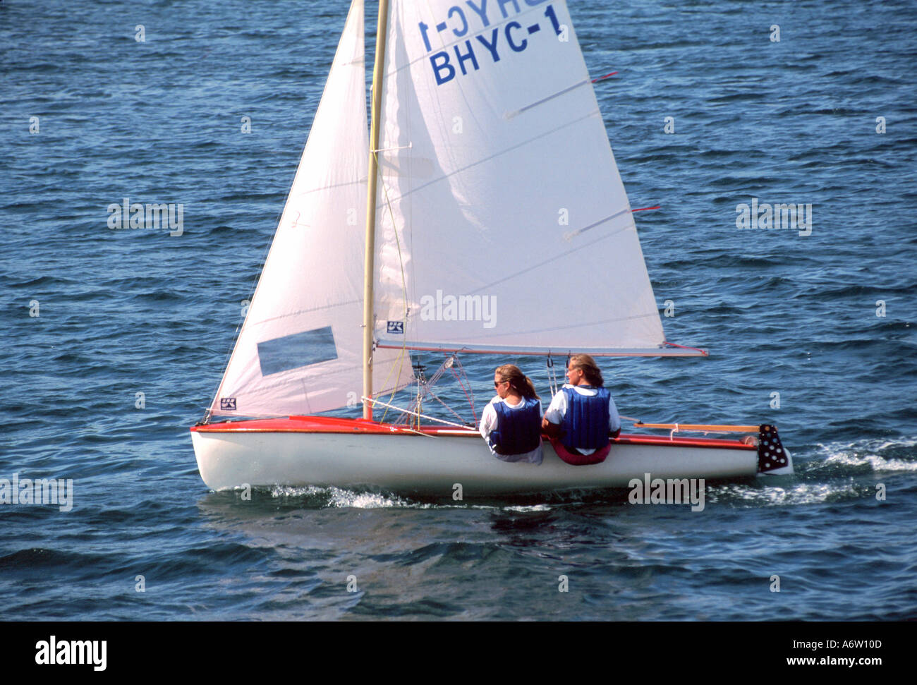 Two girls sailing hi-res stock photography and images - Alamy