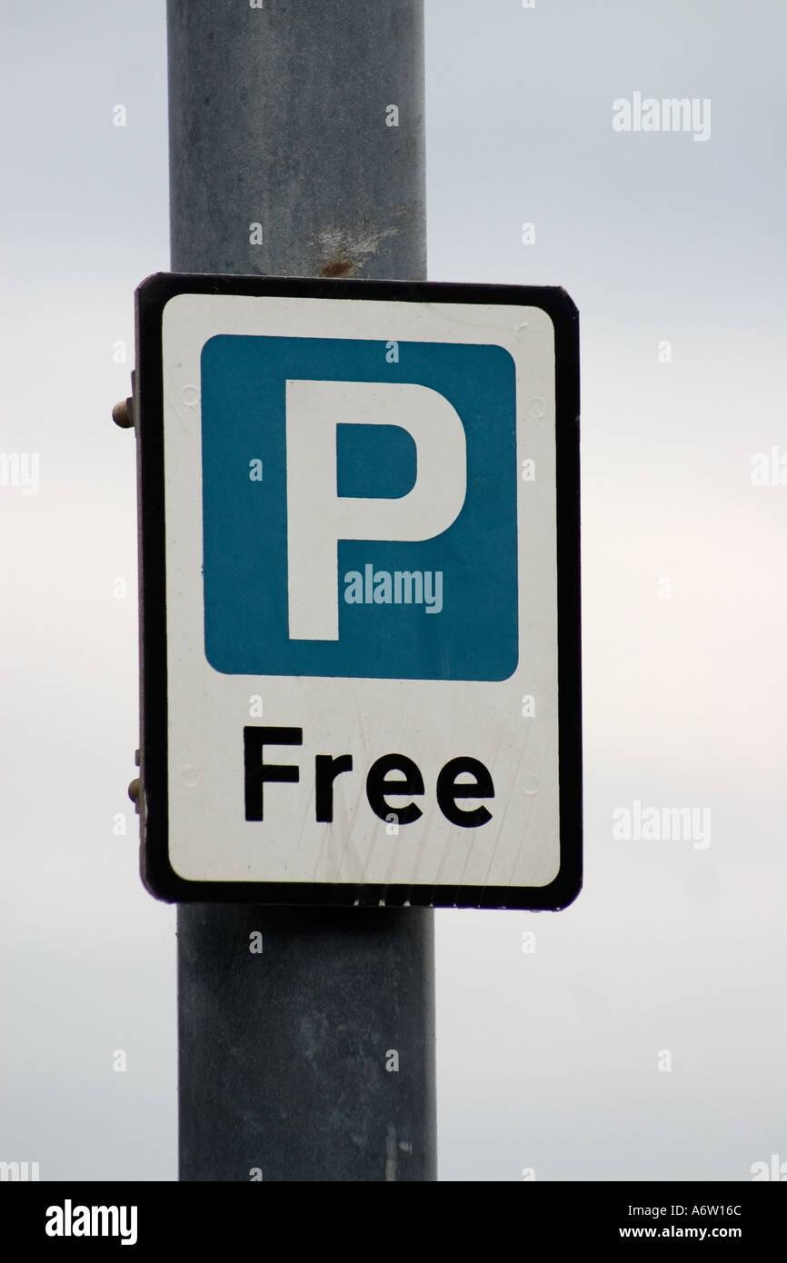 Free Parking Sign Stock Photo - Alamy
