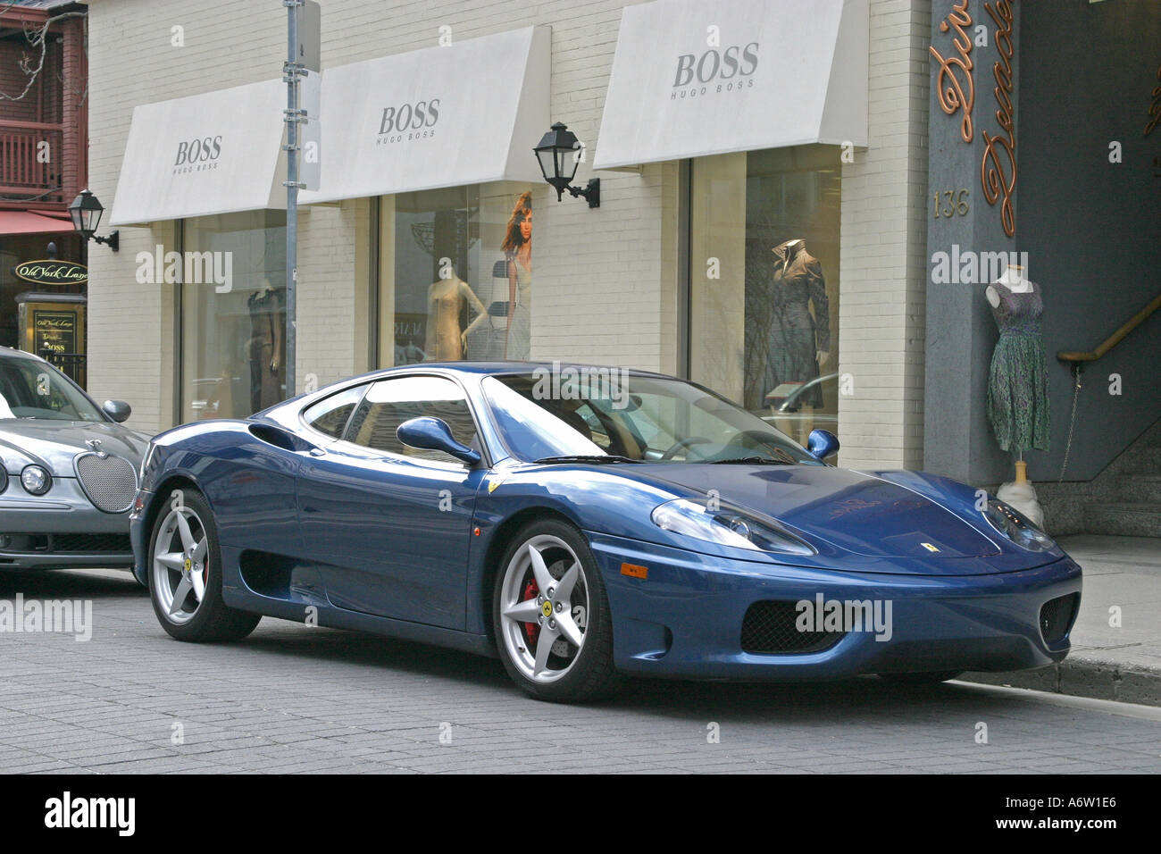 Blue Ferrari High Resolution Stock Photography and Images - Alamy