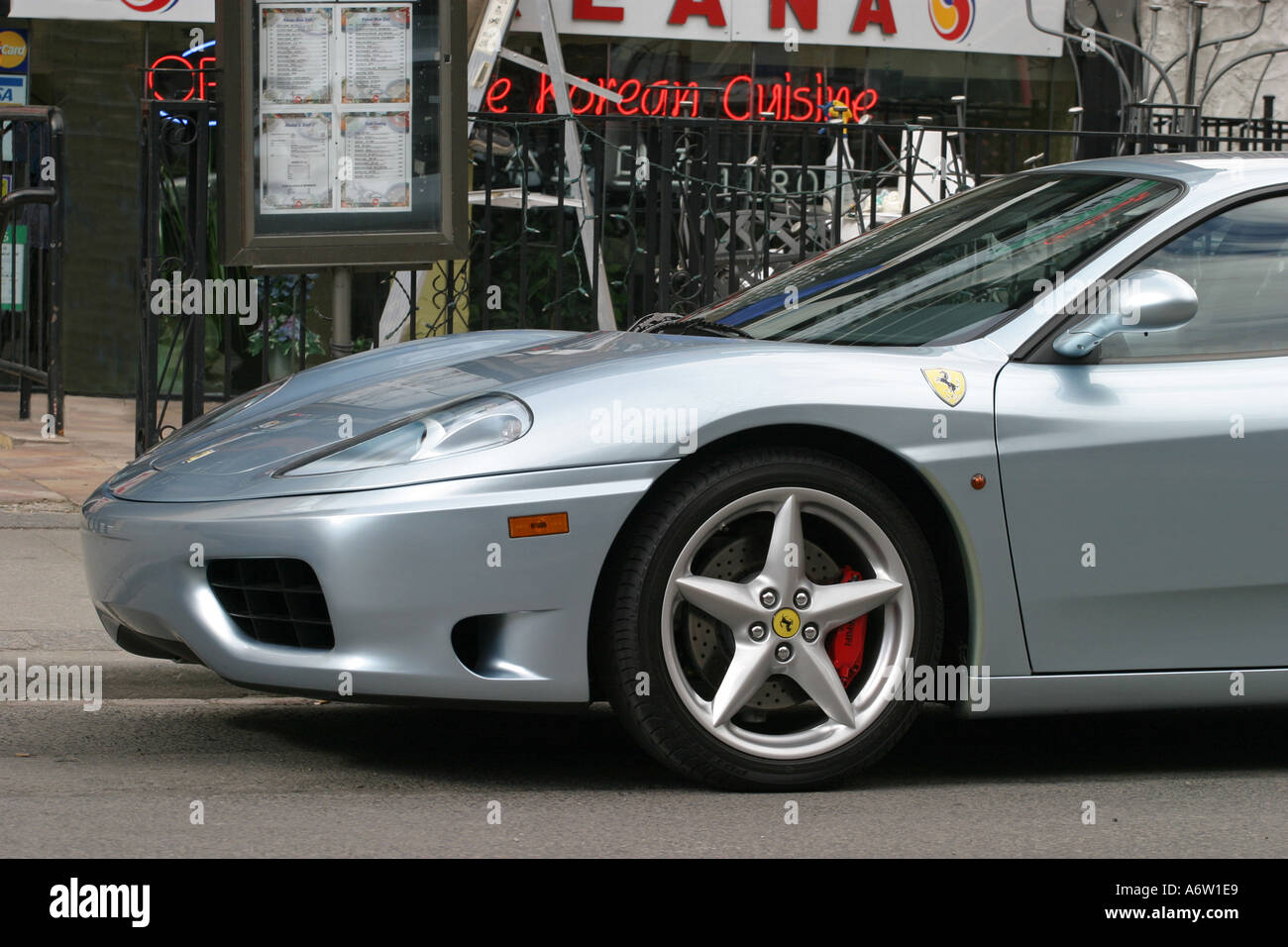 front curves of Ferrari sports car Stock Photo - Alamy