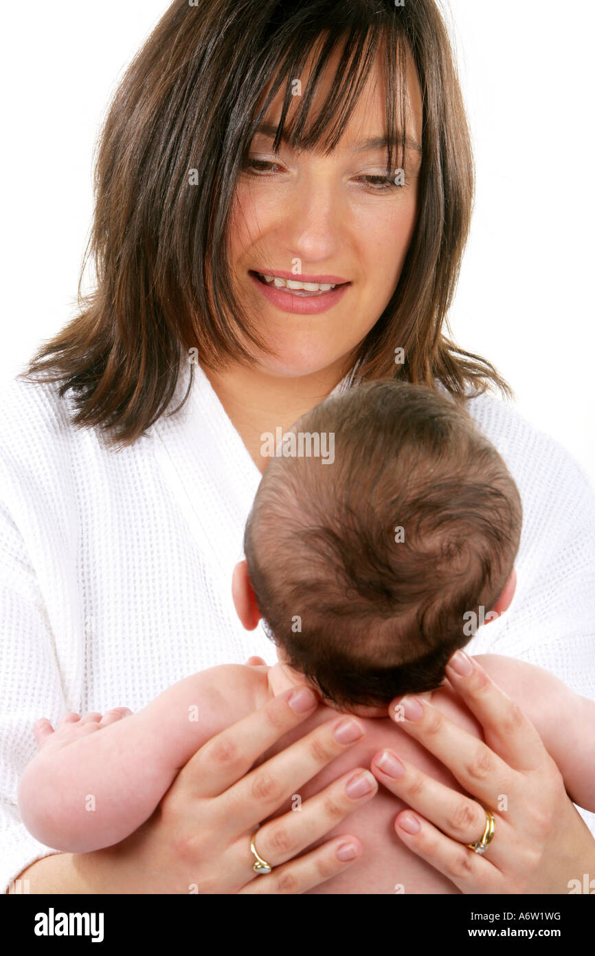 Mother and Baby Models Released Stock Photo - Alamy