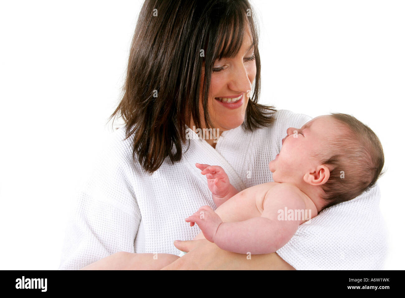 Mother and Baby Models Released Stock Photo - Alamy
