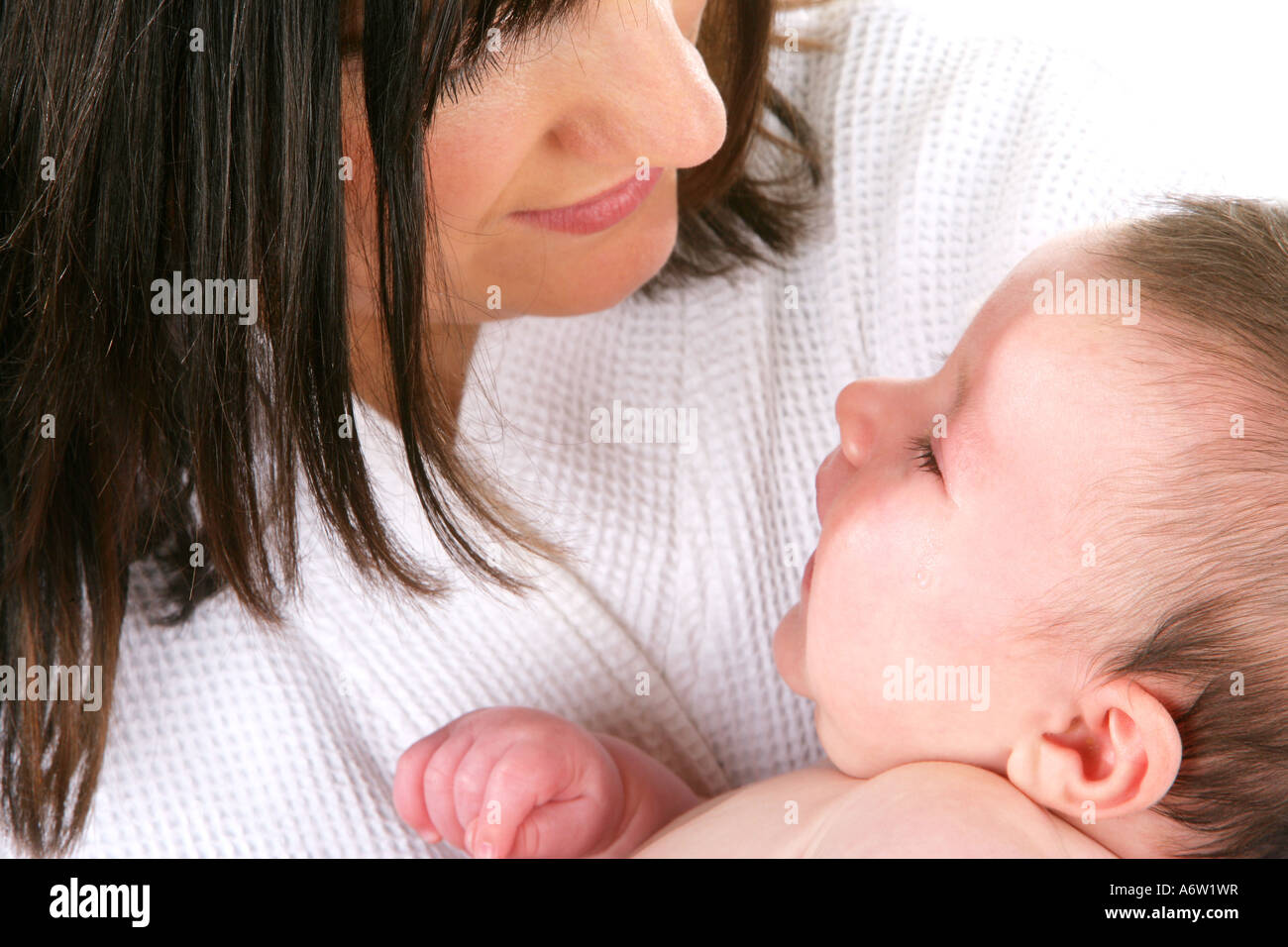 Mother and Baby Models Released Stock Photo - Alamy